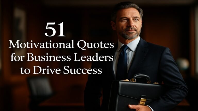 51 Motivational Quotes For Business Leaders To Drive Success - A New ...