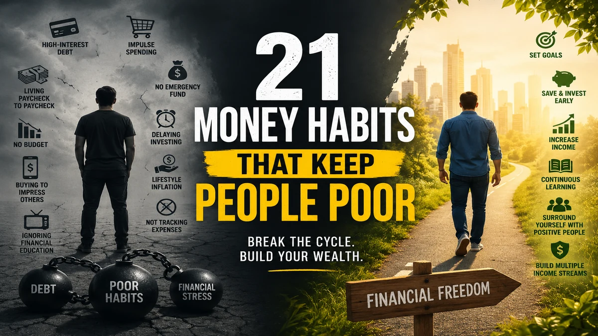 21 Money Habits That Keep People Poor And How To Break Them (2026 Guide)